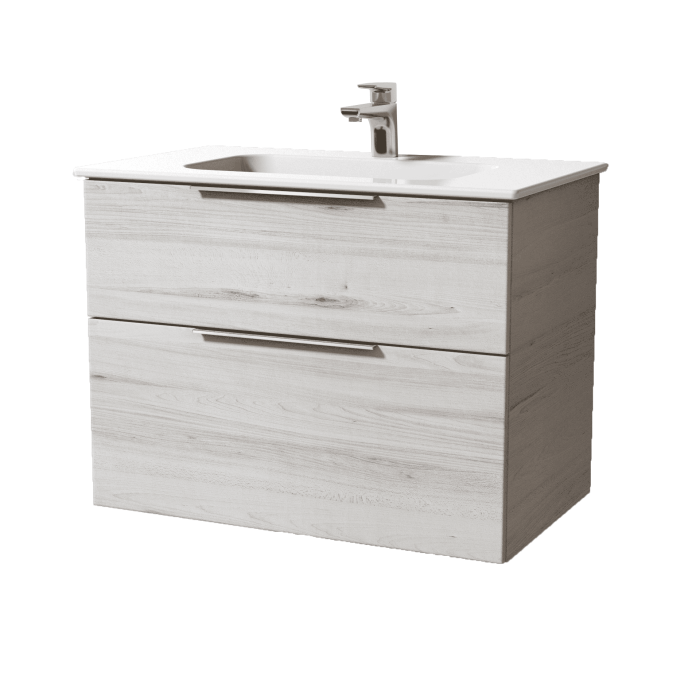 Sanipa 3way - Waschtischunterbau mit Auszügen 582x770x460 linde-hell